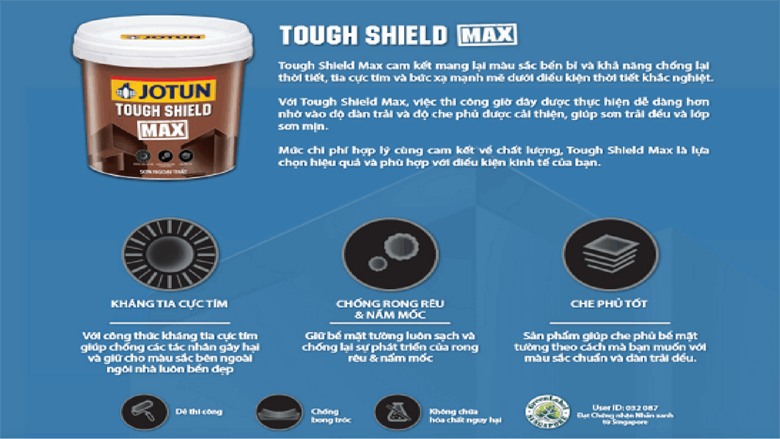 Sơn ngoại thất Jotun Tough Shield Max - Techco Group